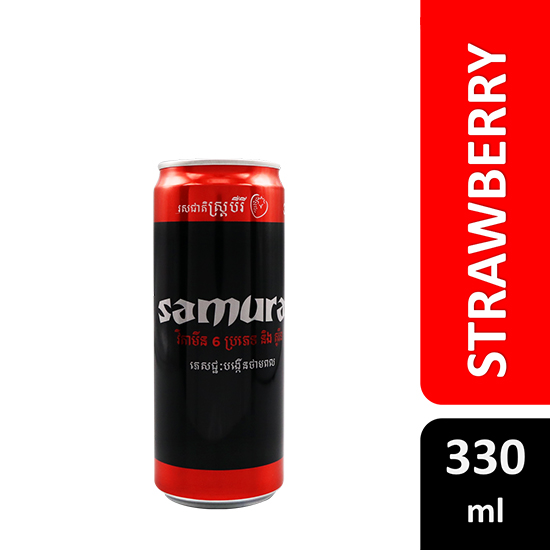 Samurai Strawberry 330ml Samurai Strawberry 330ml